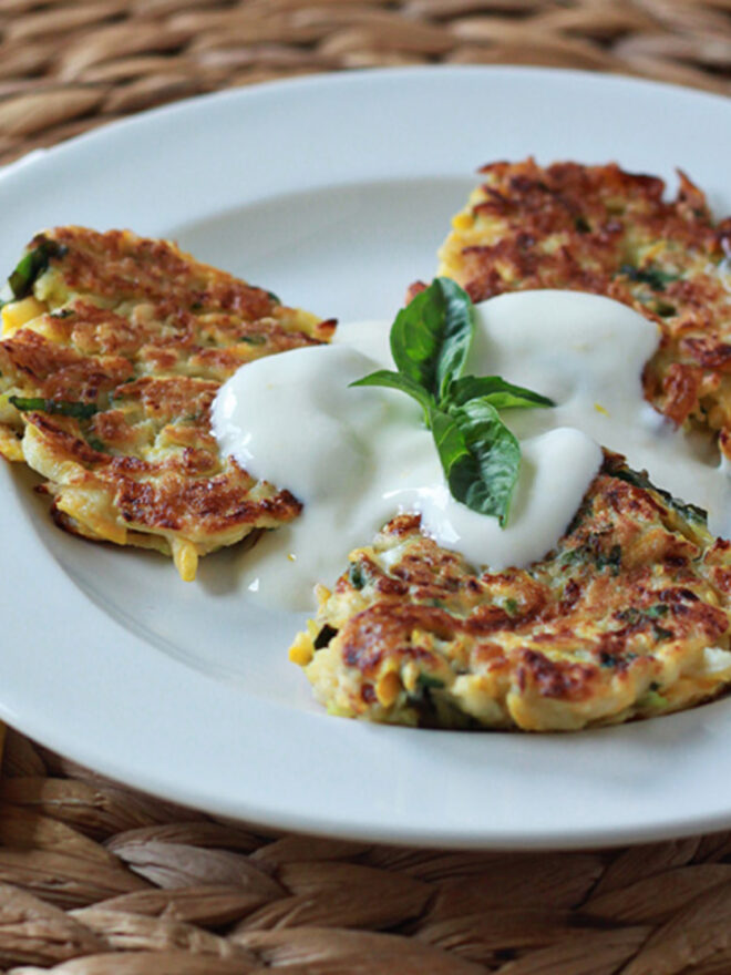 Crookneck Squash Fritters