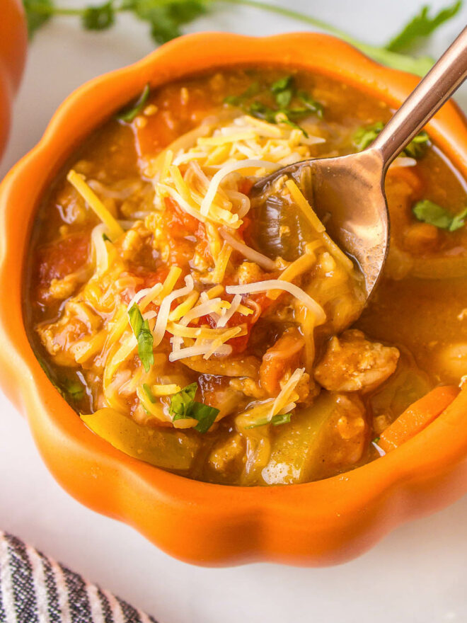 Turkey Pumpkin Chili - Good Gourds